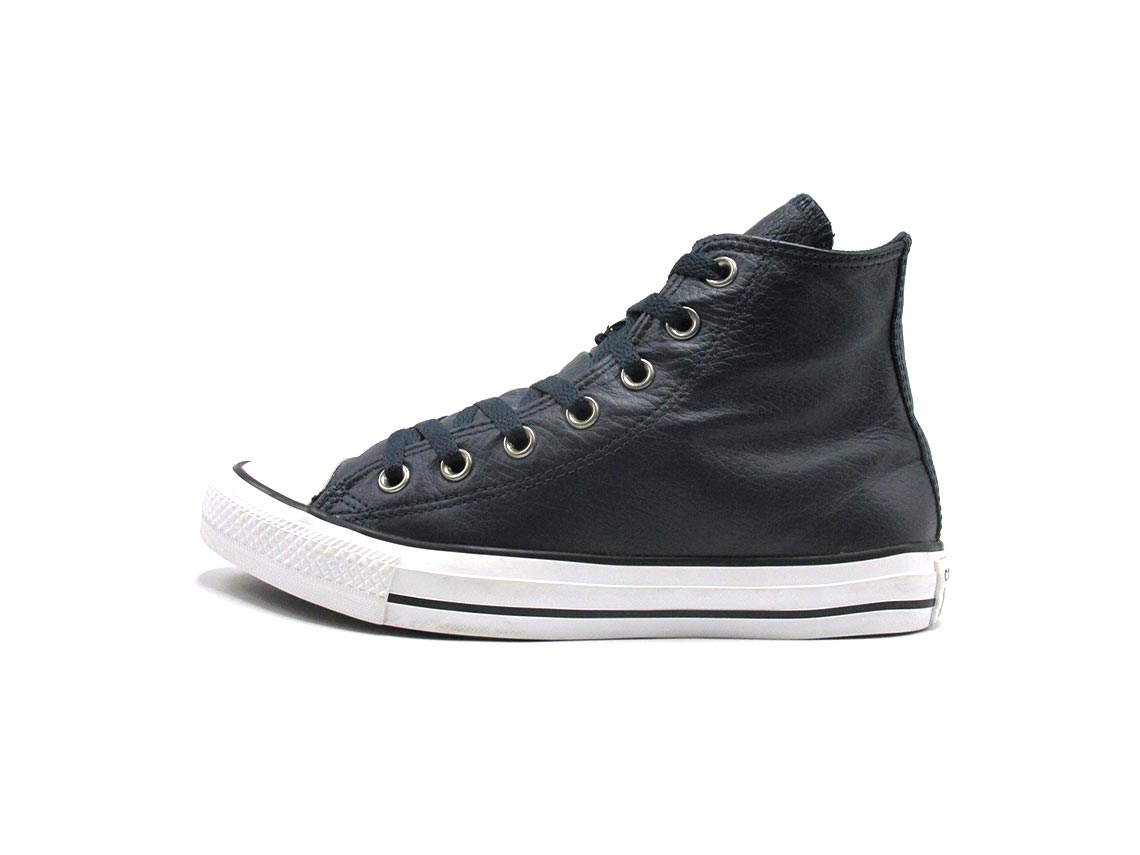 Converse Chuck Taylor All Star Hi Leather Dark Obsidian – Replay